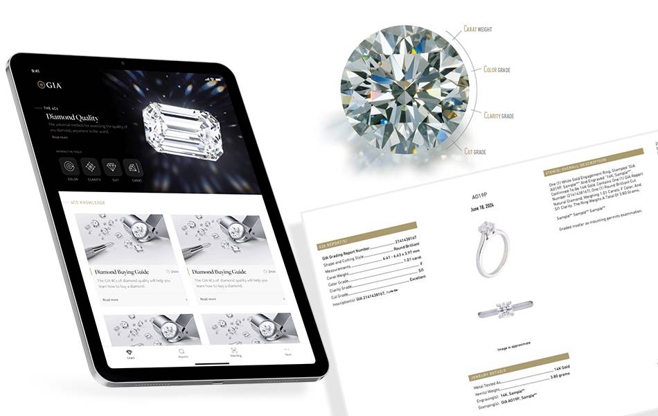 The GIA Jewelry Report offers a comprehensive description of the ...